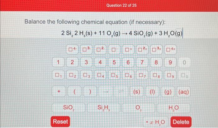 Solved Balance the following chemical equation (if | Chegg.com