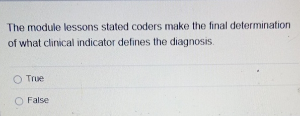 Solved The module lessons stated coders make the final | Chegg.com