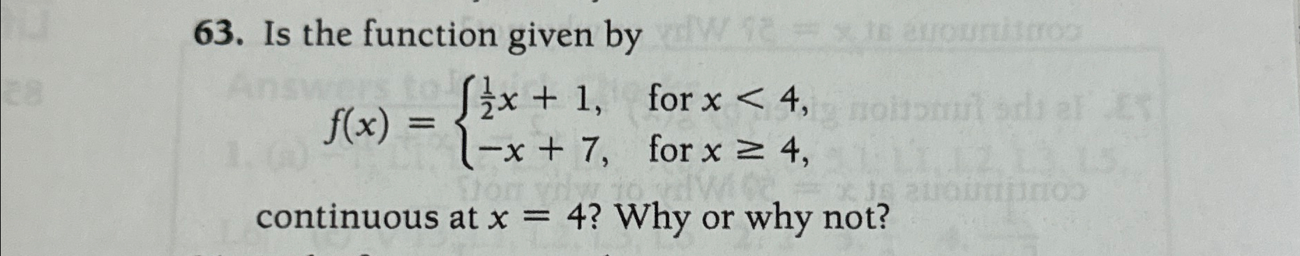 Solved Is the function given | Chegg.com
