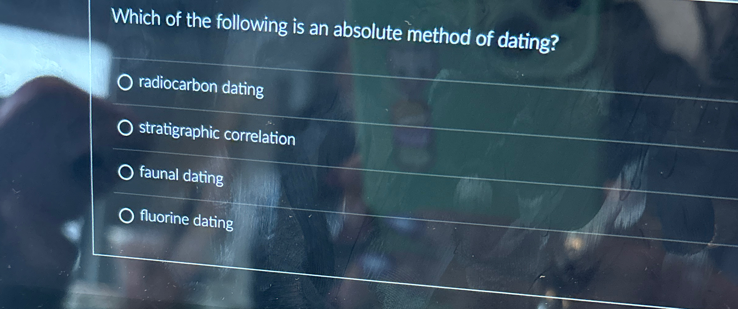 Solved Which of the following is an absolute method of | Chegg.com