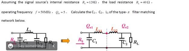 Solved Assuming the signal source's internal resistance | Chegg.com