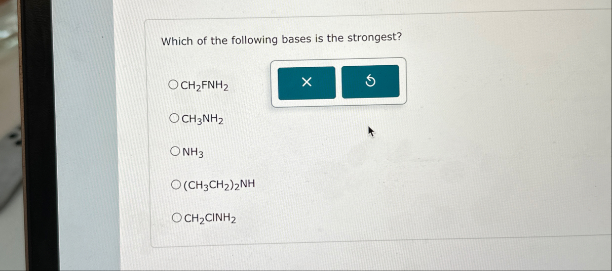 Solved Which of the following bases is the | Chegg.com