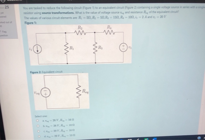 Solved You are tasked to reduce the following circuit | Chegg.com