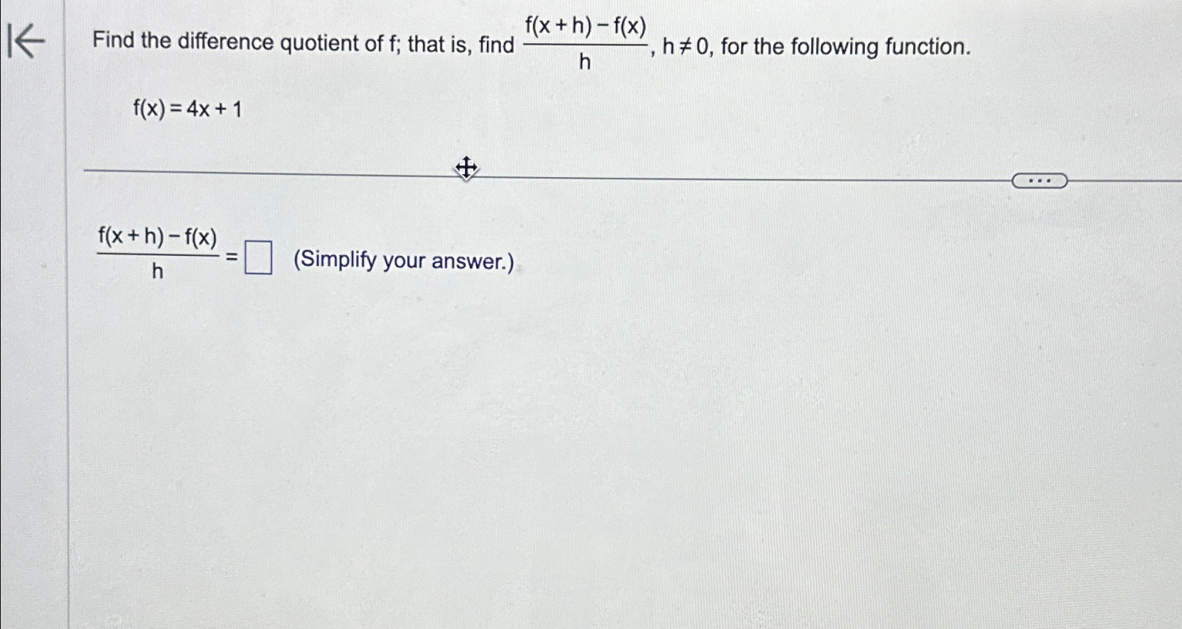 Solved Find the difference quotient of f; that is, ﻿find | Chegg.com
