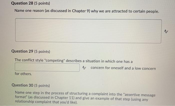 Solved Question 28 (5 points) Name one reason (as discussed | Chegg.com