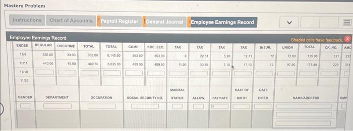 \r\nInstructions Trenkamp Collection Agency Payroll | Chegg.com