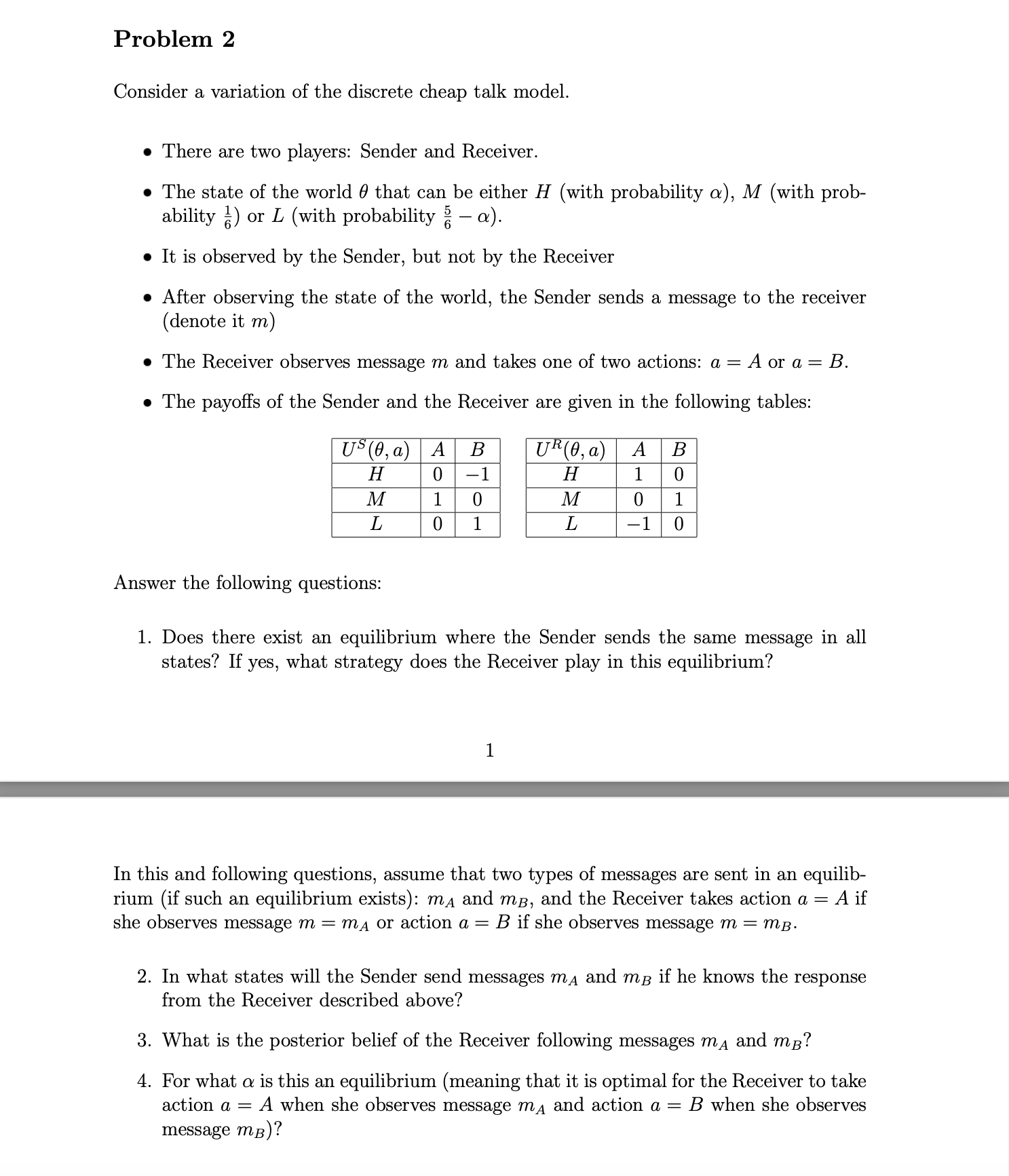 Solved Problem 2Consider a variation of the discrete cheap | Chegg.com