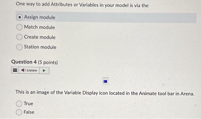 Solved One way to add Attributes or Variables in your model | Chegg.com