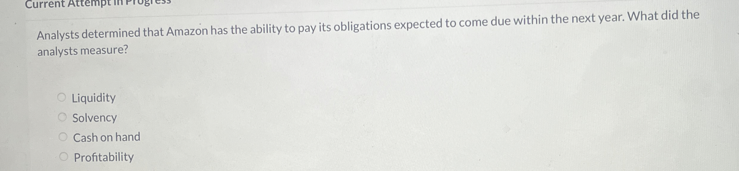 Solved Analysts determined that Amazon has the ability to | Chegg.com