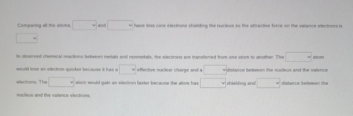 Solved What is EFFECTIVE nuclear charge? The charge that | Chegg.com
