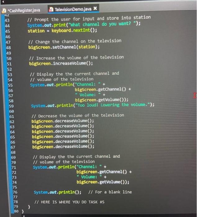 Solved 19 23 26 27 28 29 I a Cash Register.java | Chegg.com