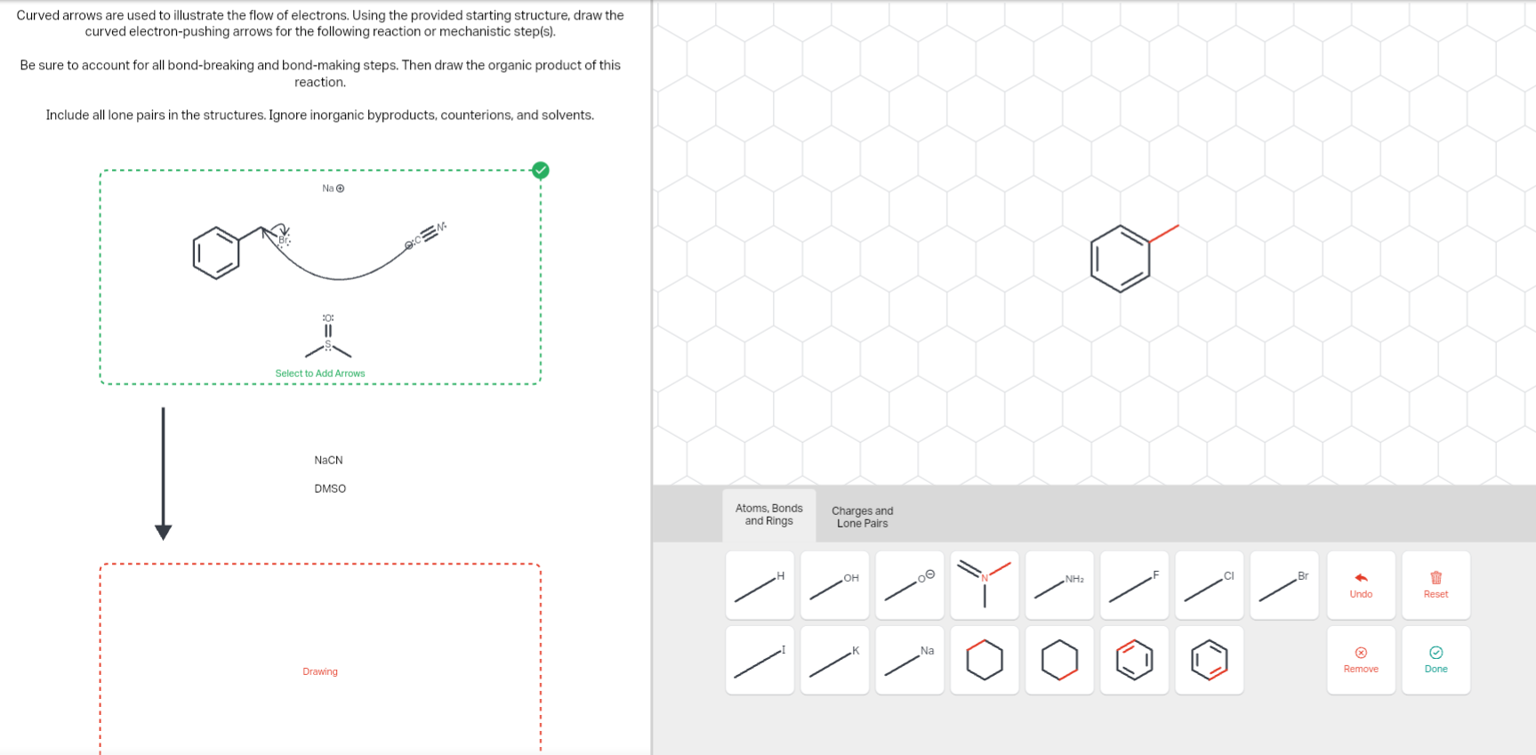 Solved Curved arrows are used to illustrate the flow of | Chegg.com