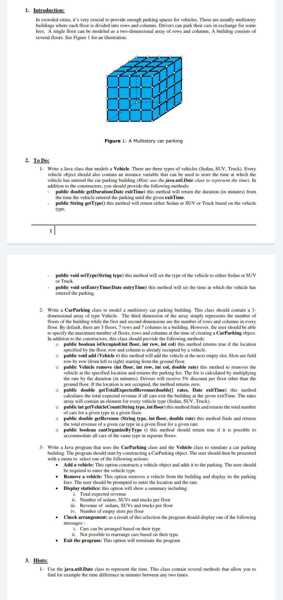 Solved 1- Write a Java class that models a Vehicle. There | Chegg.com