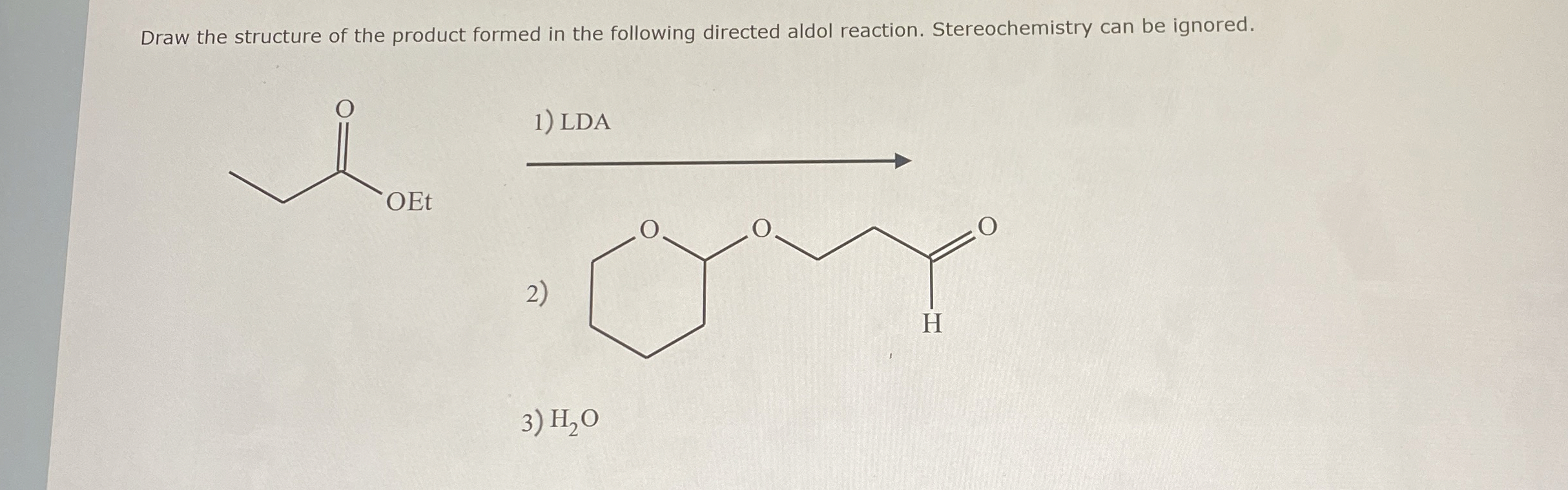 Solved Draw the structure of the product formed in the | Chegg.com