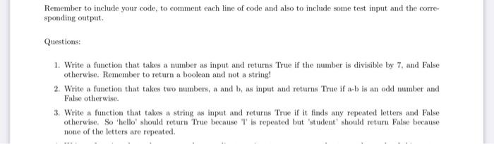Solved Remember to include your code, to comment each line | Chegg.com