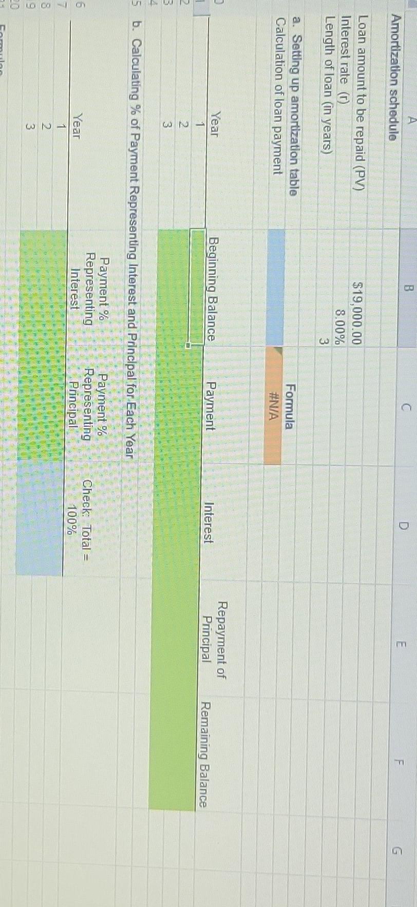 Solved Help fill out excell | Chegg.com