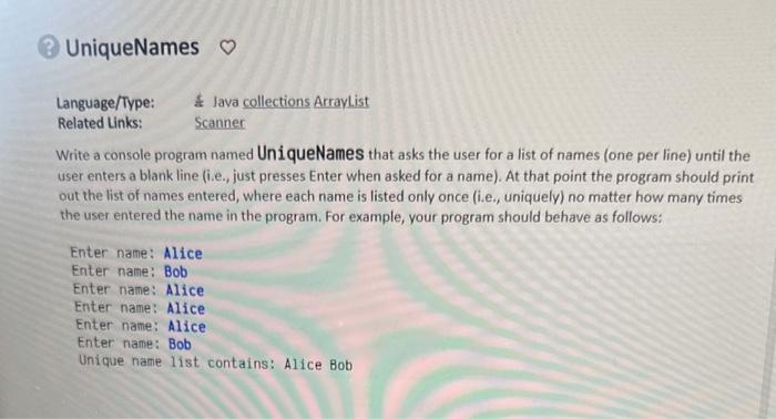 Solved Language Type And Java Collections Arraylist Related