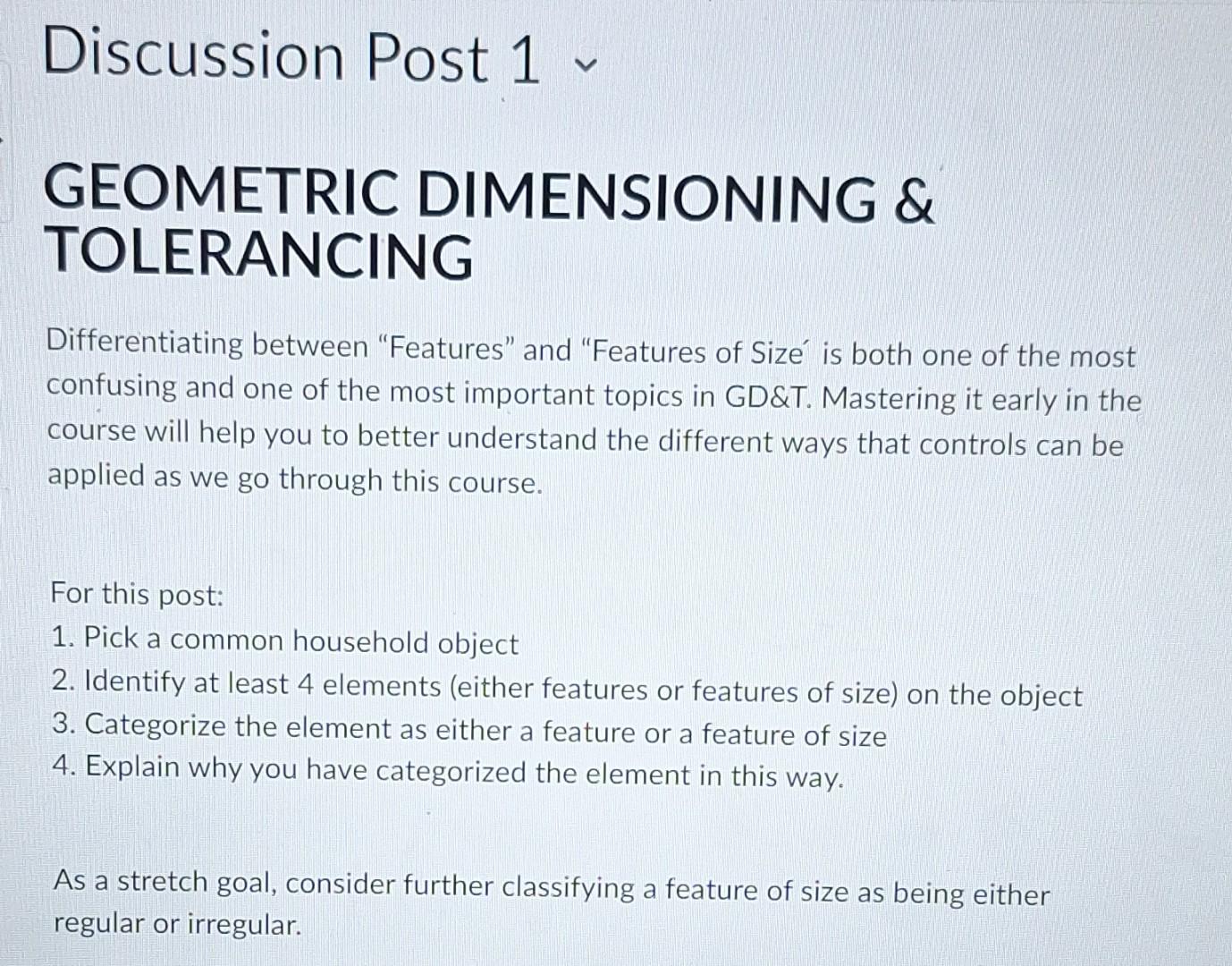 Solved Differentiating between "Features" and "Features of | Chegg.com