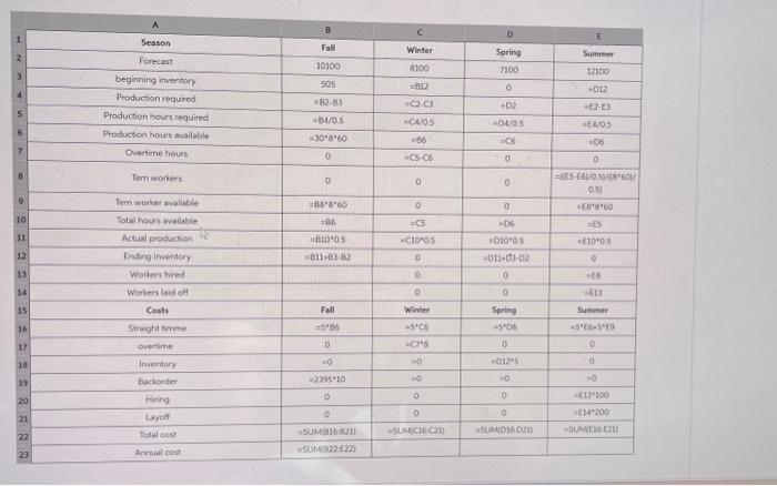Solved \begin{tabular}{|c|c|c|c|c|c|} \hline & A & 8 & c & 0 | Chegg.com