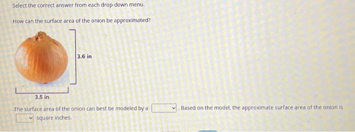Solved Select the correct answer from each drop-down menu. | Chegg.com