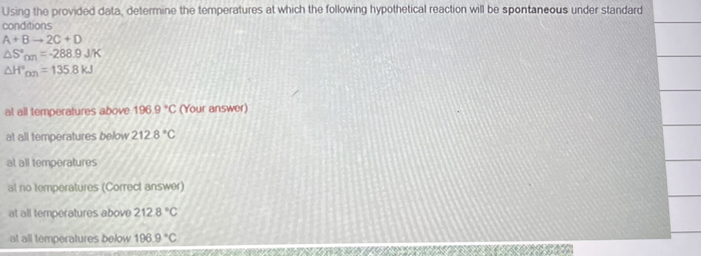 High Quality SOLUTION Using the provided data, determine the temperatures | Chegg.com