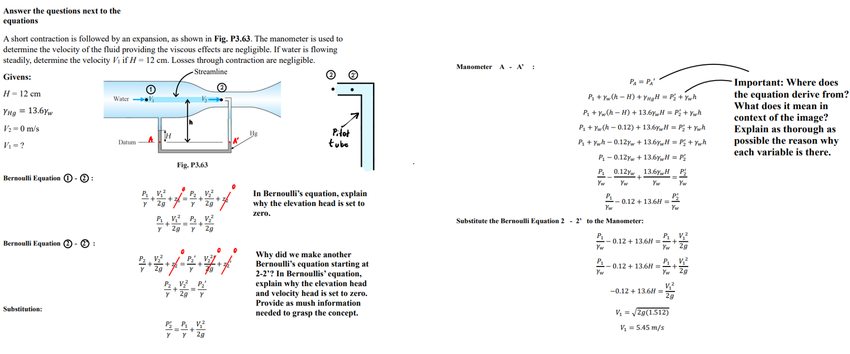 Solved Answer the questions next to theequationsA short | Chegg.com