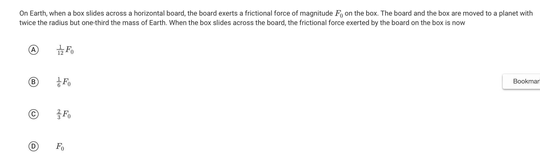 Solved On Earth, when a box slides across a horizontal | Chegg.com