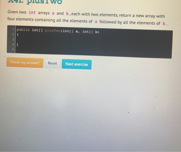 Solved codeworkout.cs.vt.edu/gym/exercises/40/practice? | Chegg.com