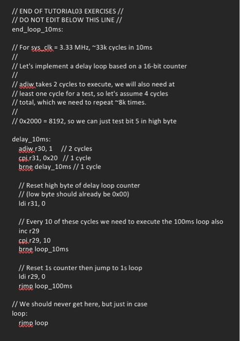 Solved 11 // Write assembly code below such that the buzzer | Chegg.com