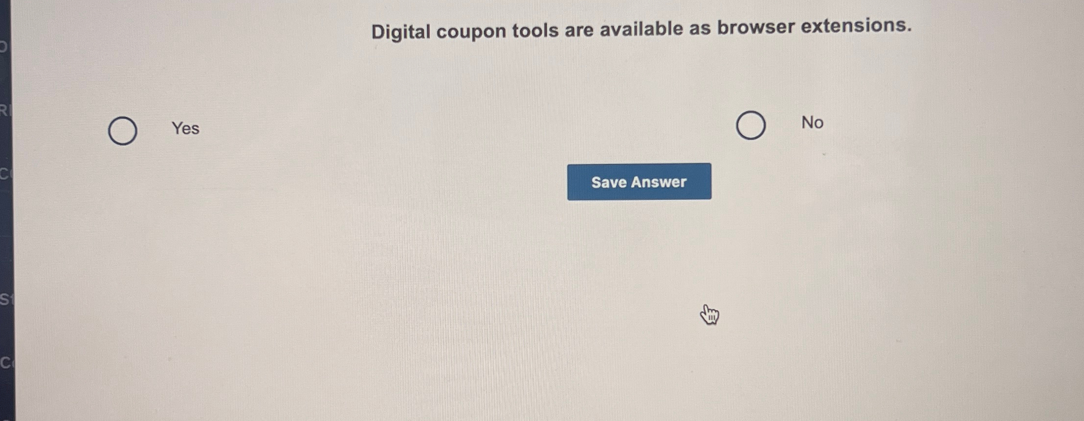 Solved Digital coupon tools are available as browser | Chegg.com