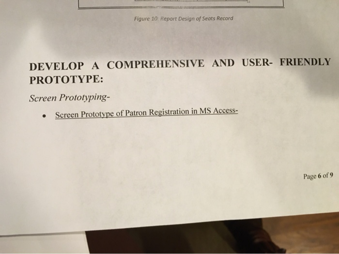 Solved Using Microsoft Access develop a working prototype | Chegg.com