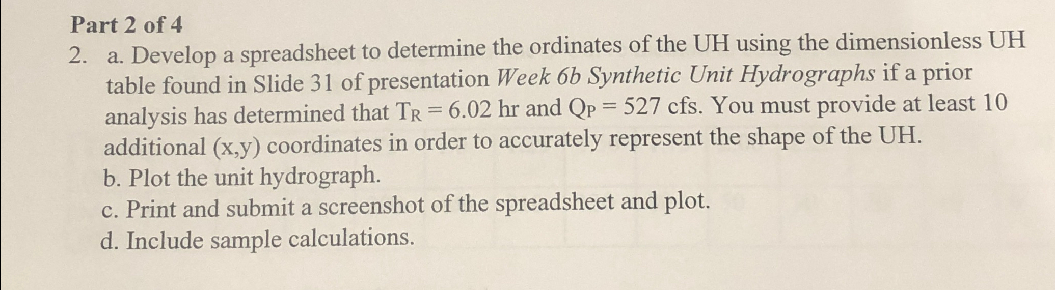 Part 2 ﻿of 42. ﻿a. ﻿Develop a spreadsheet to | Chegg.com