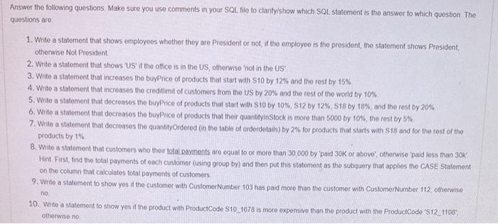 Solved I need helping writinh these queries using MySQL. | Chegg.com