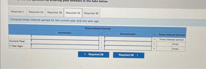 Solved Compute times interest earned for the current year | Chegg.com