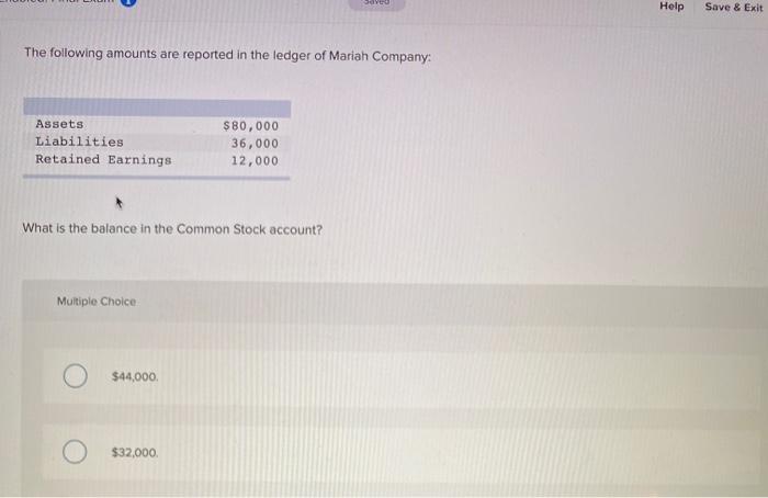 Solved SOVO Help Save & Exit The following amounts are | Chegg.com