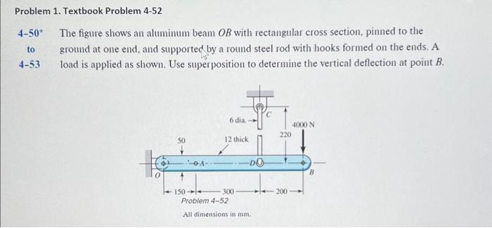 Solved Problem 1. Textbook Problem 4-52 4-50* The figure | Chegg.com Solved Problem 1. Textbook Problem 4-52 4-50* The figure | Chegg.com