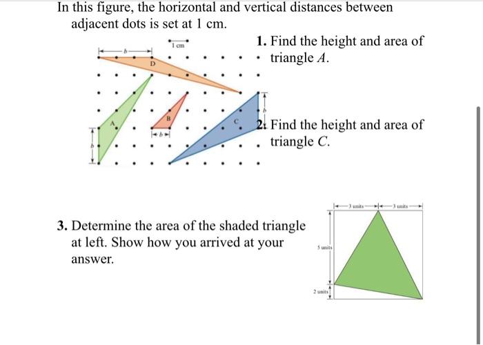 Solved In this figure, the horizontal and vertical distances | Chegg.com