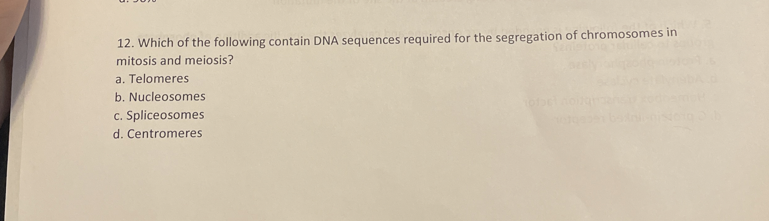 Solved Which of the following contain DNA sequences required | Chegg.com