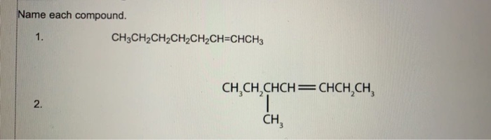 Solved 1. Which compounds can exist as cis-trans isomers? | Chegg.com