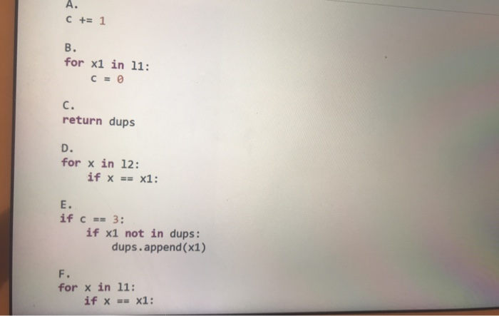 Solved Consider The Following Function Docstring Def 