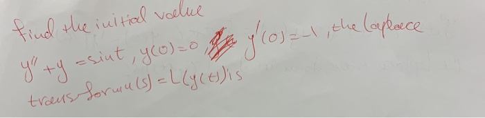 Solved find the initial value yo ty ssint, yeo) - | Chegg.com