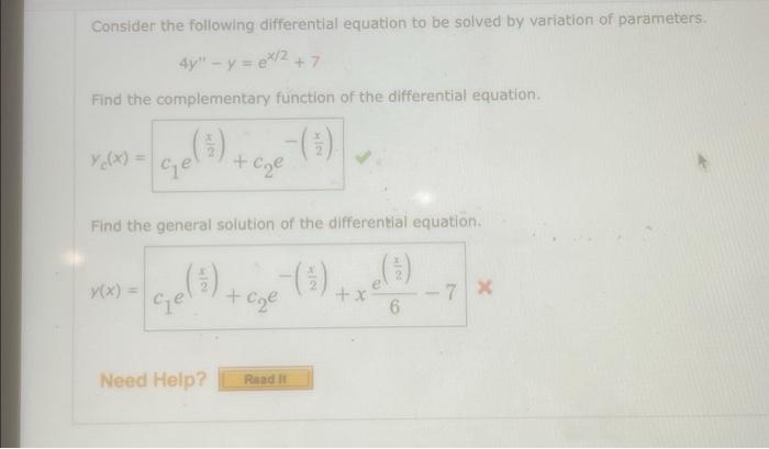 Solved Consider the following differential equation to be | Chegg.com Solved Consider the following differential equation to be | Chegg.com
