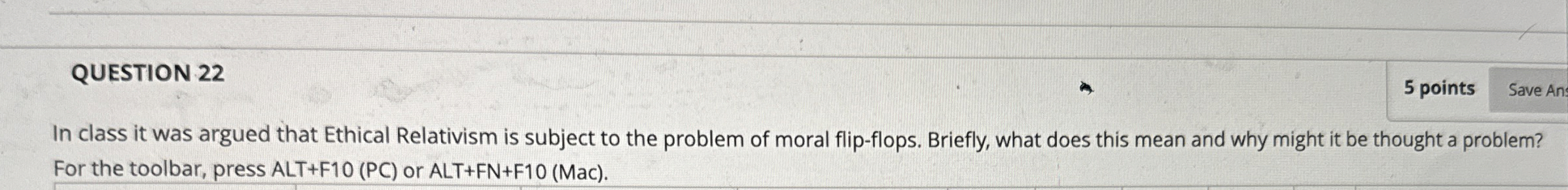 Solved QUESTION 225 ﻿pointsIn class it was argued that | Chegg.com