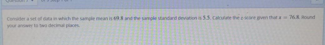 Solved Consider a set of data in which the sample mean is | Chegg.com