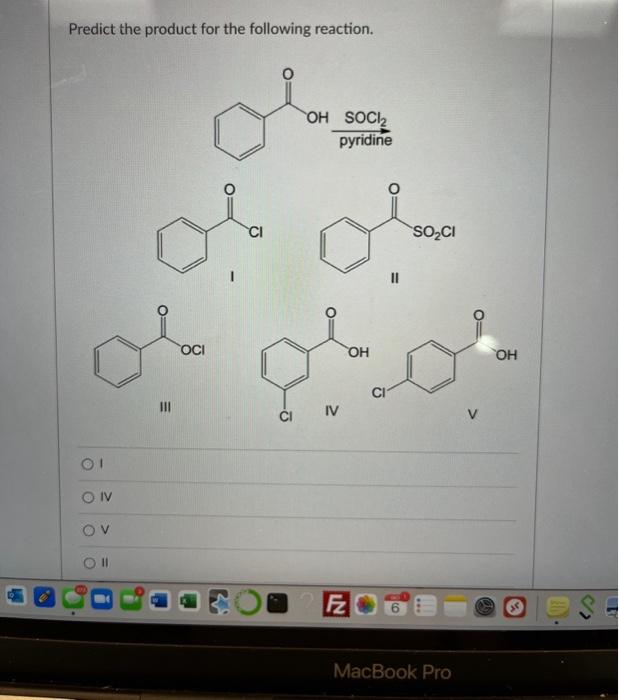 Solved Predict the product for the following | Chegg.com