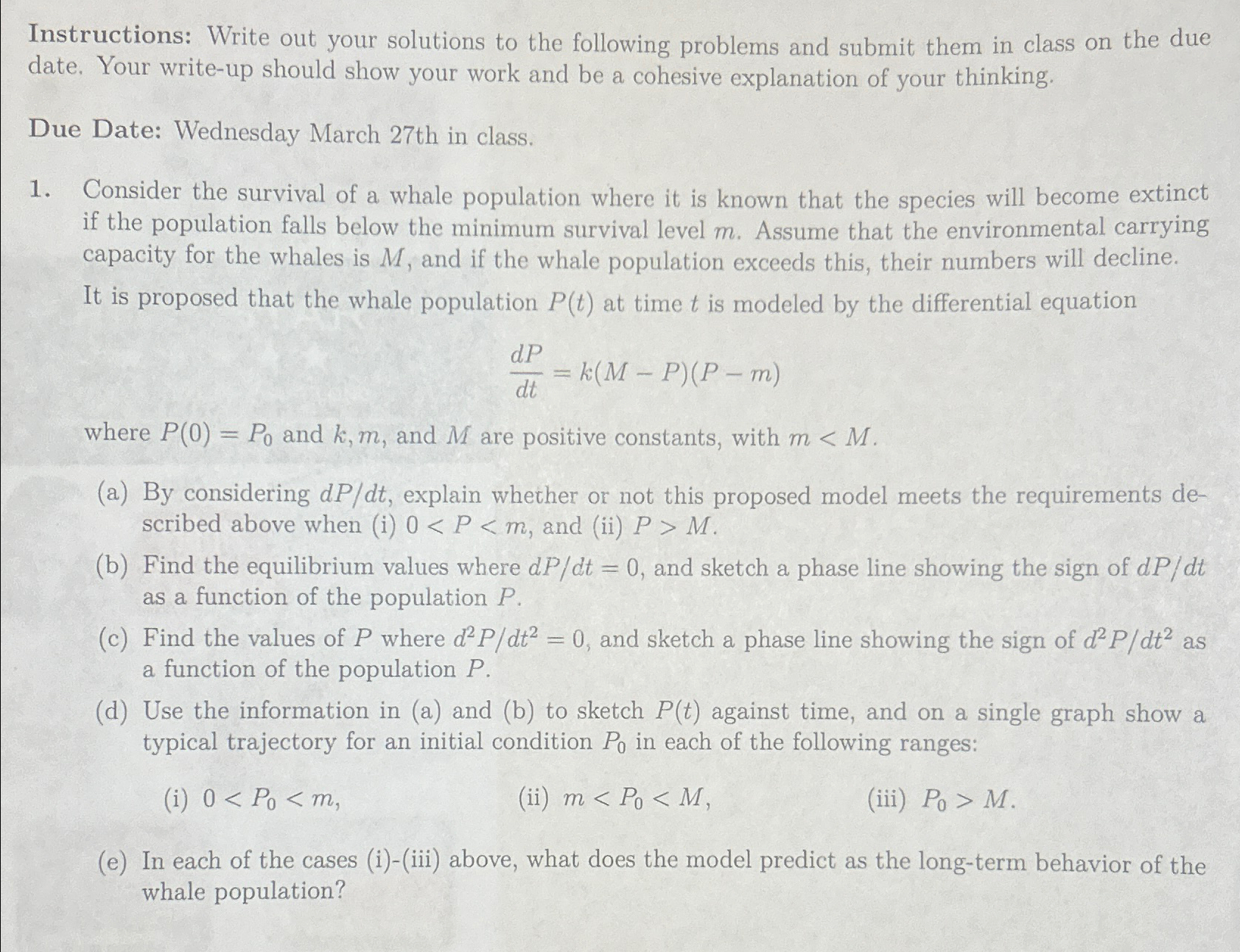 Solved Instructions Write Out Your Solutions To The 8735