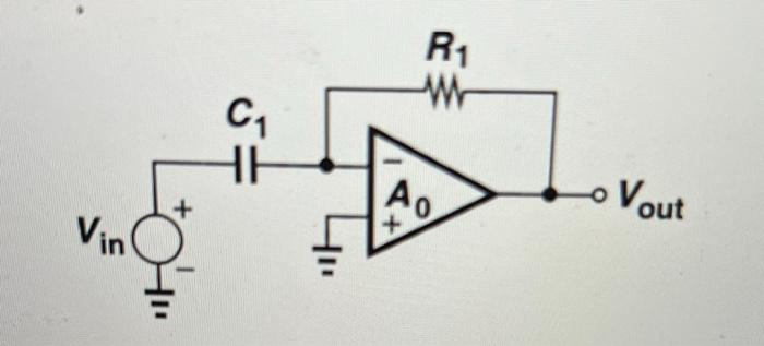 Solved The differentiator of photo below is used to amplify | Chegg.com