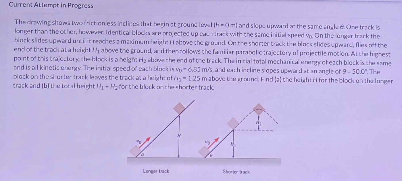 Solved Current Attempt in ProgressThe drawing shows two | Chegg.com