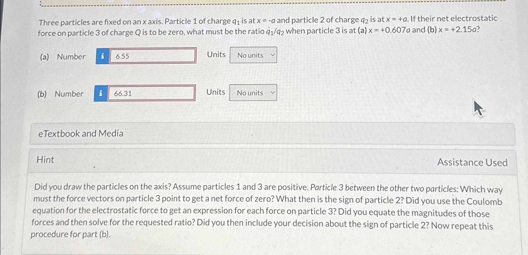 Solved Three particles are fixed on an x ﻿axis. Particle 1 | Chegg.com