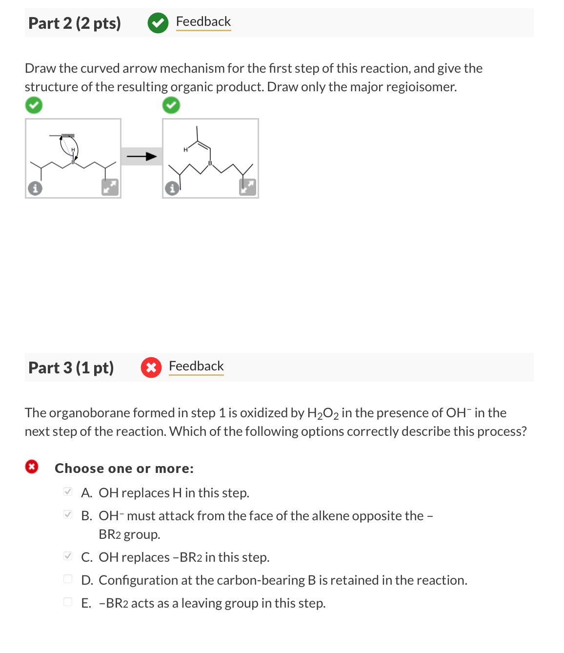 Draw the curved arrow mechanism for the first step of | Chegg.com
